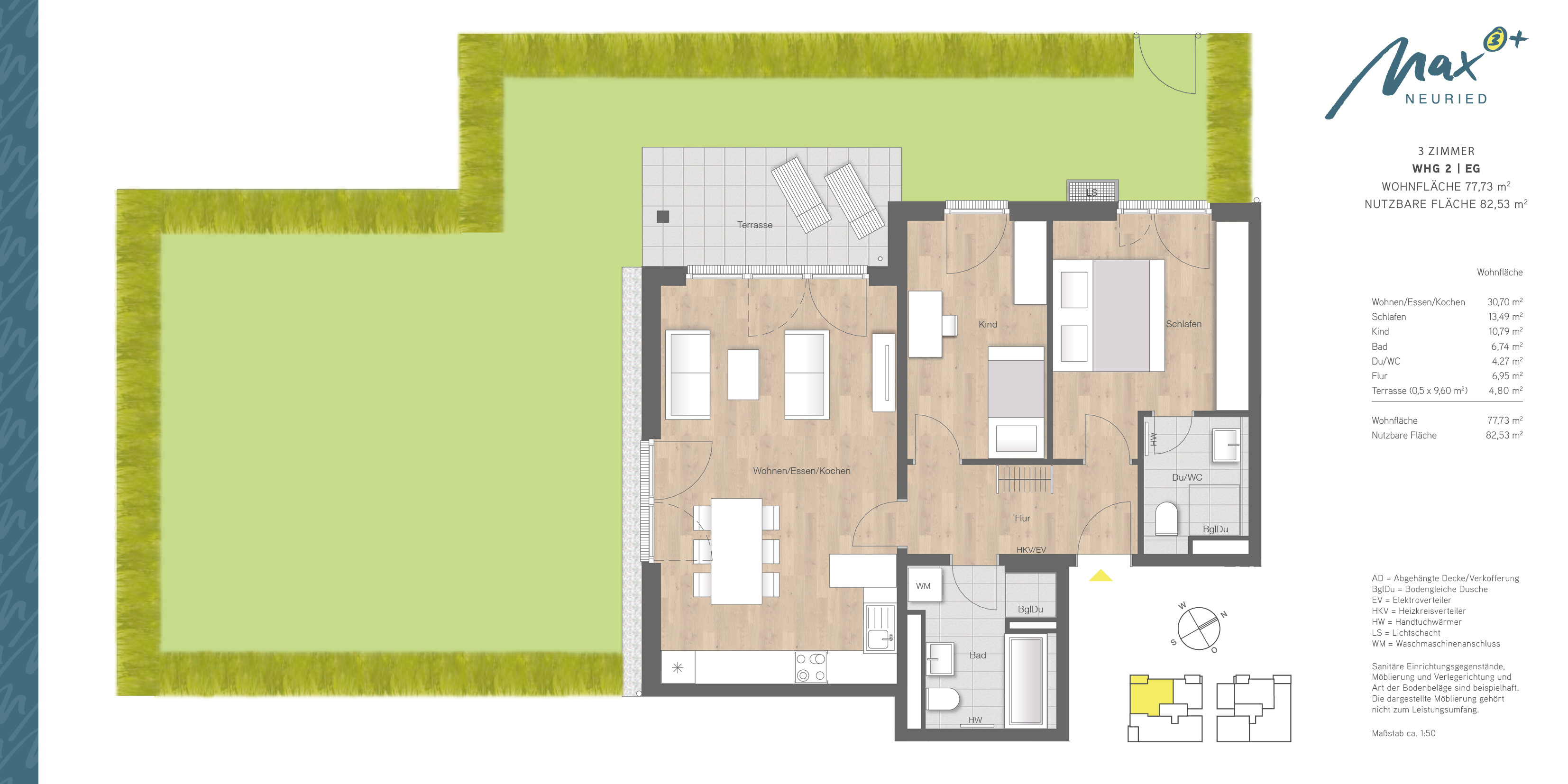 Neubauprojekt MAX3+ in Neuried | HI Wohnbau